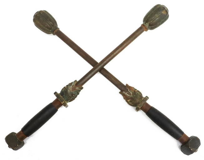 (2)CHINESE IRON & BRASS ASSASSIN'S CHUI (MACE) SET - Jan 15, 2021 ...