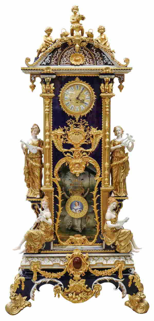 SPECTACULAR DRESDEN STYLE PORCELAIN LONGCASE CLOCK - Jan 17, 2021 ...
