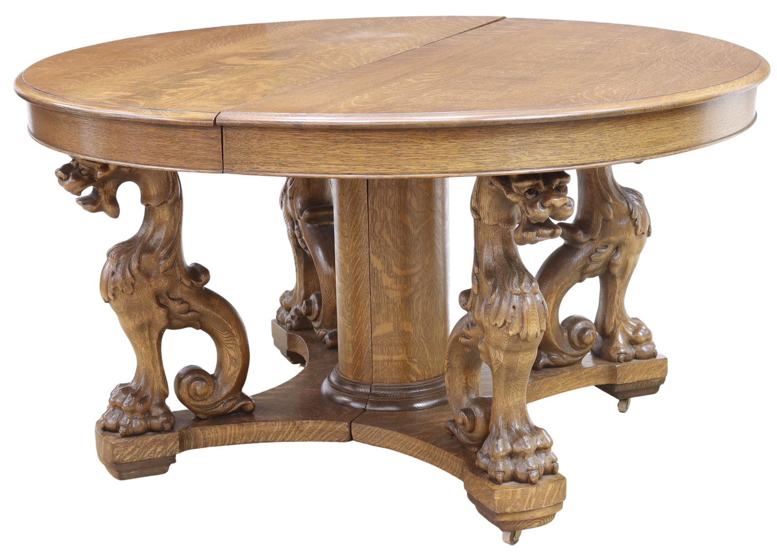 American Griffin Dining Table, Attrib. R.j. Horner