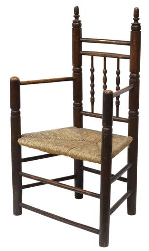 American Spindle Back Carver Type Great Chair
