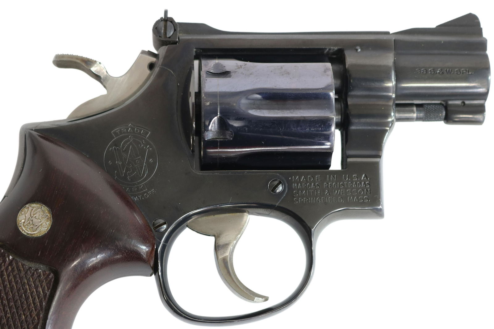 For Auction: SMITH & WESSON M15-4 REVOLVER, .38 CAL, 2" BARREL (#1059 ...