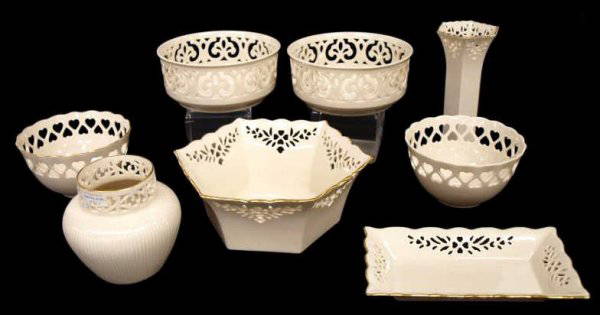 Vintage Lenox Porcelain Parcel Gilt Tableware