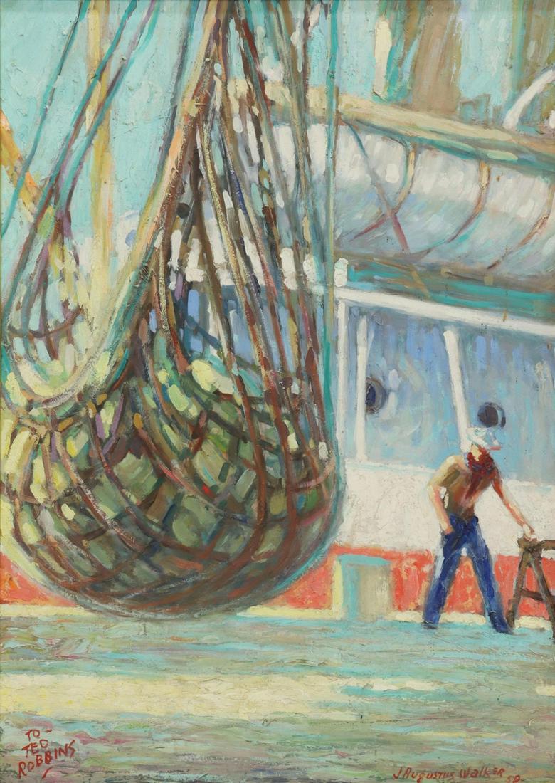 J. Augustus Walker (1901 1967) 'rice For Cuba'