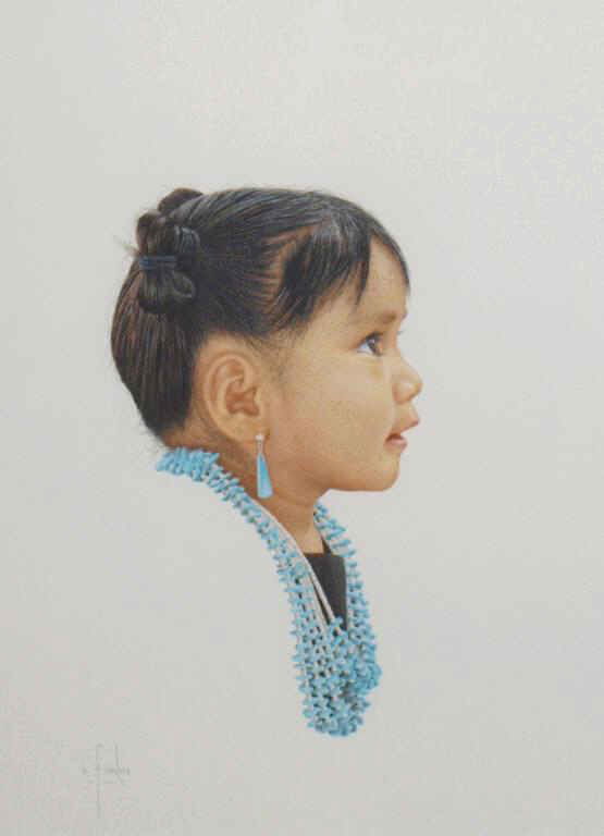 150: COLOR DRAWING, STEVE FORBIS, AMERICAN INDIAN ART