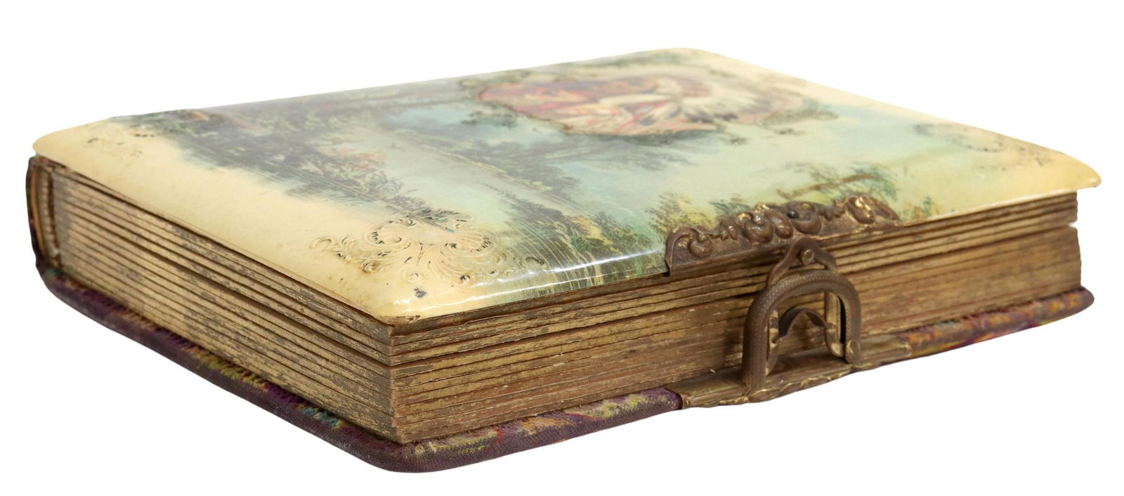 Victorian Celluloid Family Photo Album