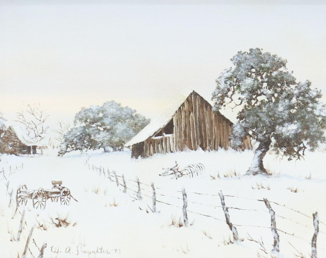 William A. Slaughter (1923 2003) Homestead Winter