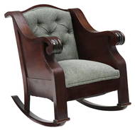 Southern mahogany campeche rocking chair - Nov 23, 2013 | Wooten ...