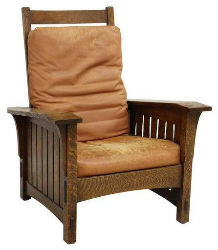 Warren Hile Studio Craftsman Style Morris Chair