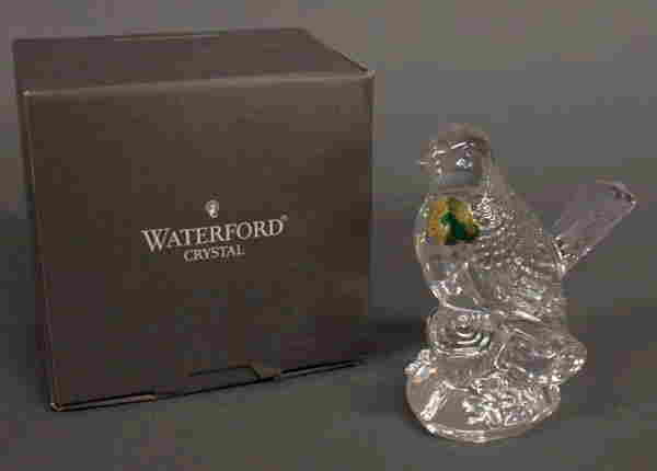 WATERFORD CRYSTAL 'ROBIN' BIRD FIGURE - May 23, 2010 | Austin Auction ...