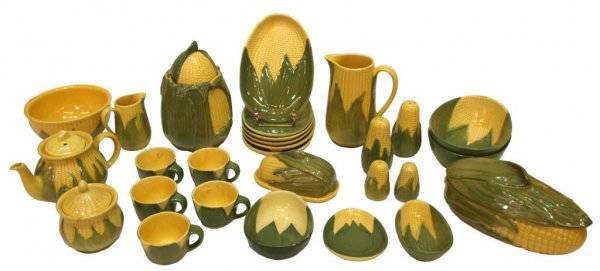 Large Collection Shawnee Corn King Pottery