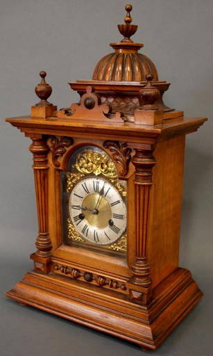 German Bracket Clock, Hamburg American Clock Co.
