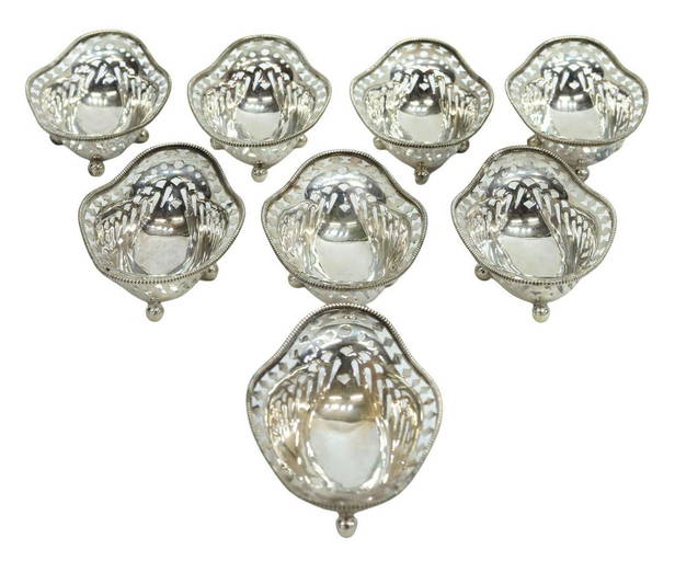 (8) Bailey Banks & Biddle Sterling Nut Dishes