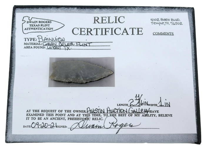 Native American Plainview Point, Dwain Rogers