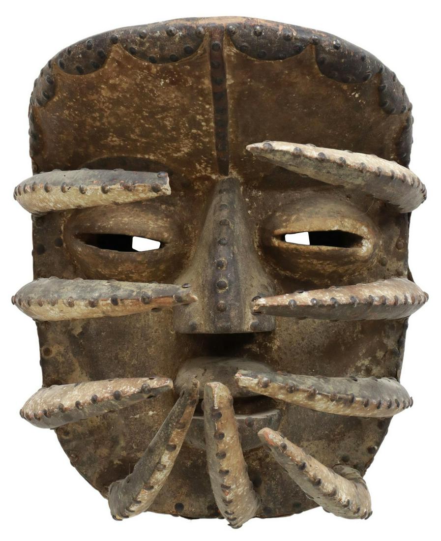 African Bete People Spider Nyaba Mask, Ivory Coast