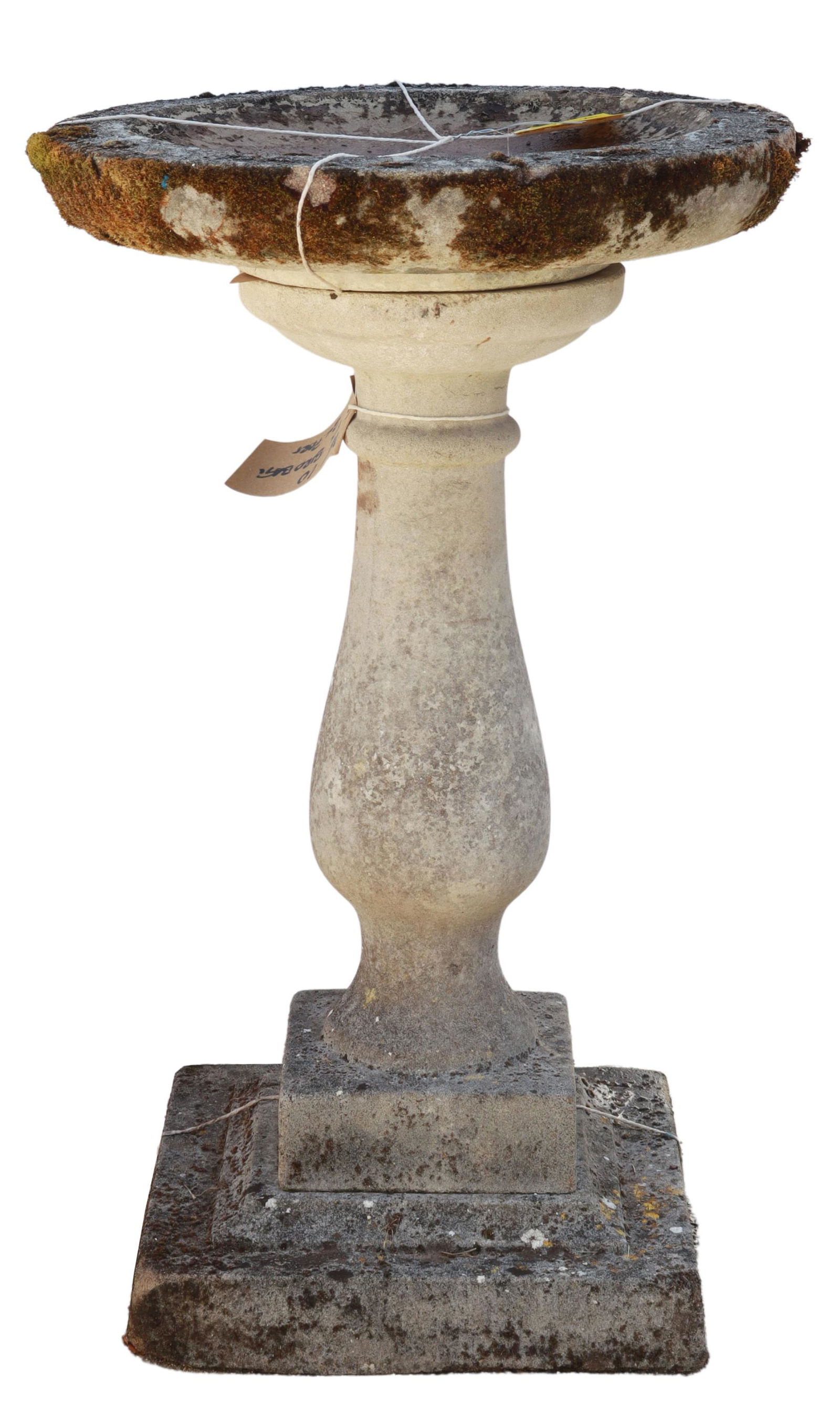 ENGLISH HADDONSTONE 'ARCADIAN' STONE BIRD BATH | Barnebys