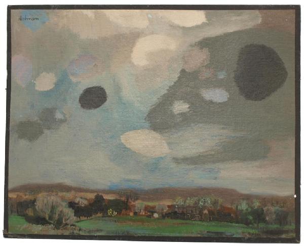 Painting, Abstract Landscape, Charles F Holman