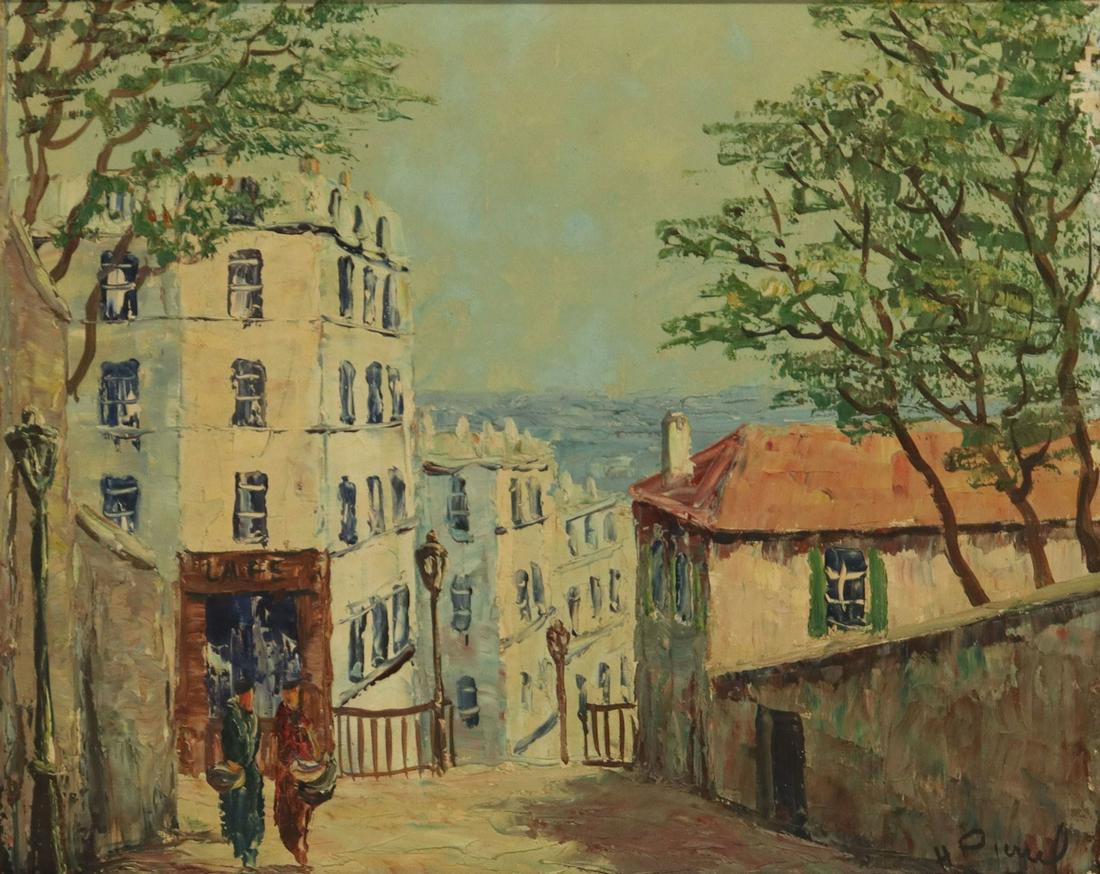 HENRI PIERREL PARIS STREET SCENE PAINTING (#0212) on Jan 21, 2022 ...
