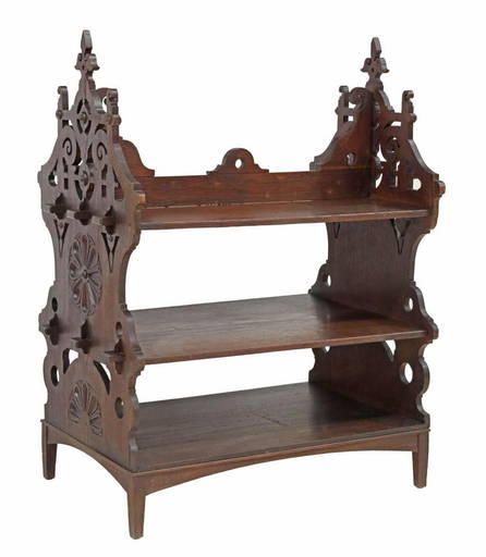 FRENCH OAK OPEN CARVED THREE-TIER BREAD TABLE (#0988A) on Feb 27, 2022 ...