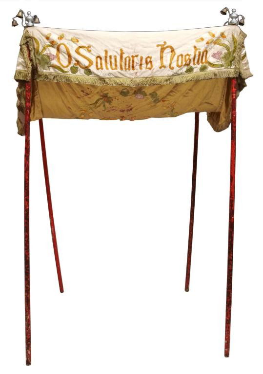148: RELIGIOUS PROCESSIONAL EMBROIDERED CANOPY
