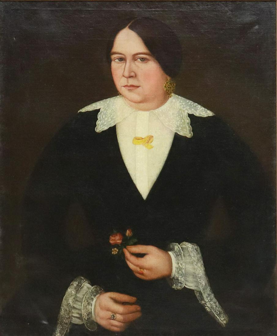 JOSE MARIA ESTRADA (ATTRIB.) PORTRAIT OF A LADY | Barnebys