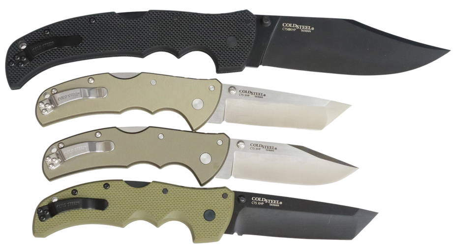 (4) Cold Steel Pocket Knives, New In Box