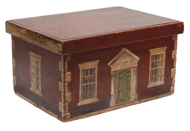 ENGLISH ARCHITECTURAL PAINT DECORATED TABLE BOX - Oct 14, 2022 | Austin ...