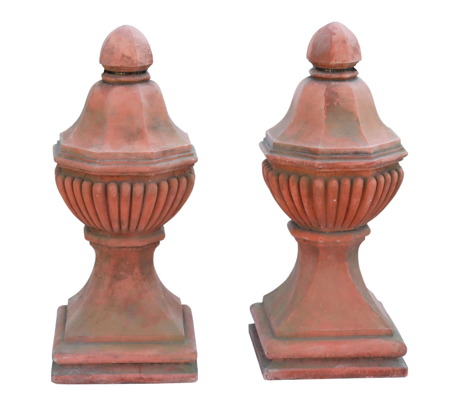(2) TERRACOTTA ARCHITECTURAL GATE POST FINIALS - Oct 14, 2022 | Austin ...