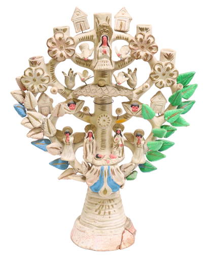 ARBOL DE LA VIDA TREE OF LIFE CANDELABRUM, MEXICO (#0621) on Oct 15 ...