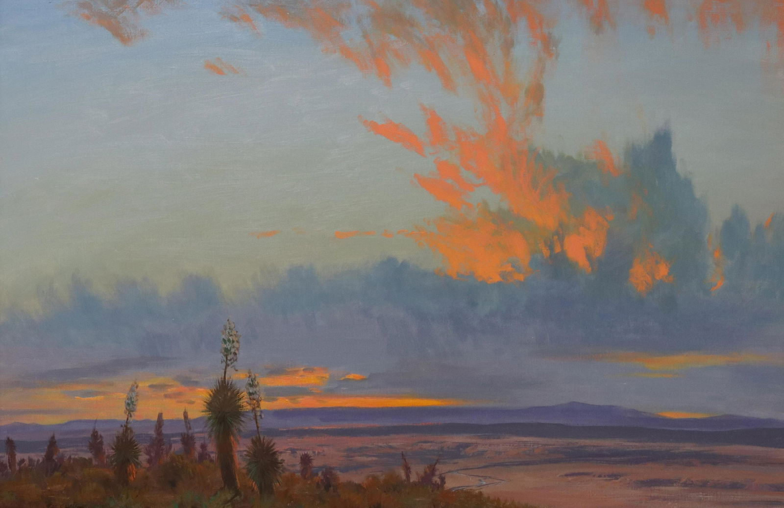 Rod Goebel (1946 1993) New Mexico Landscape