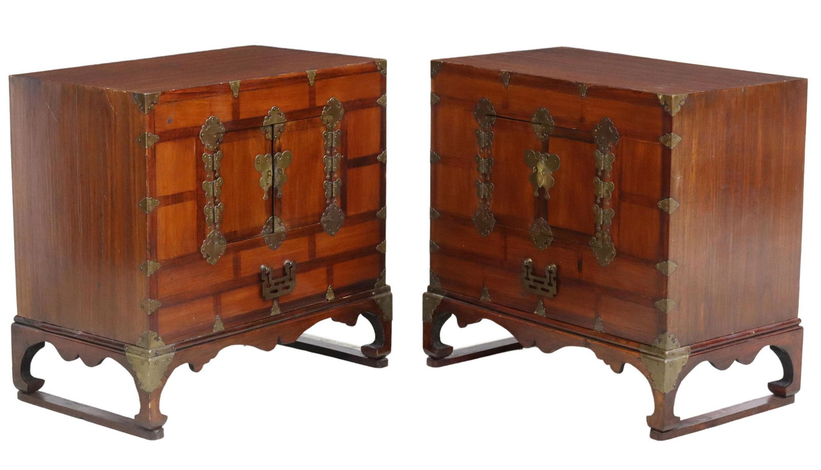 (2) CHINESE HARDWOOD STORAGE CHESTS ON STANDS (#0603) on Jan 21, 2023 ...