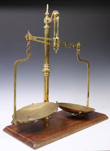 ENGLISH WM PARNALL & CO. BRASS BALANCE SCALES (#0914) on Jan 21, 2023 ...