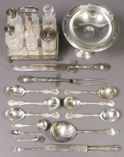 (16) STERLING & SILVERPLATE SERVICE & FLATWARE (#1550) on Jan 22, 2023 ...