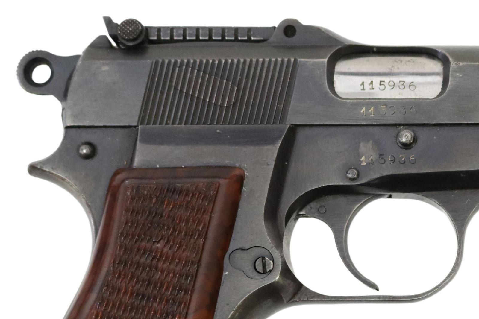 Nazi Marked Fn Browning Hi Power 9mm Pistol