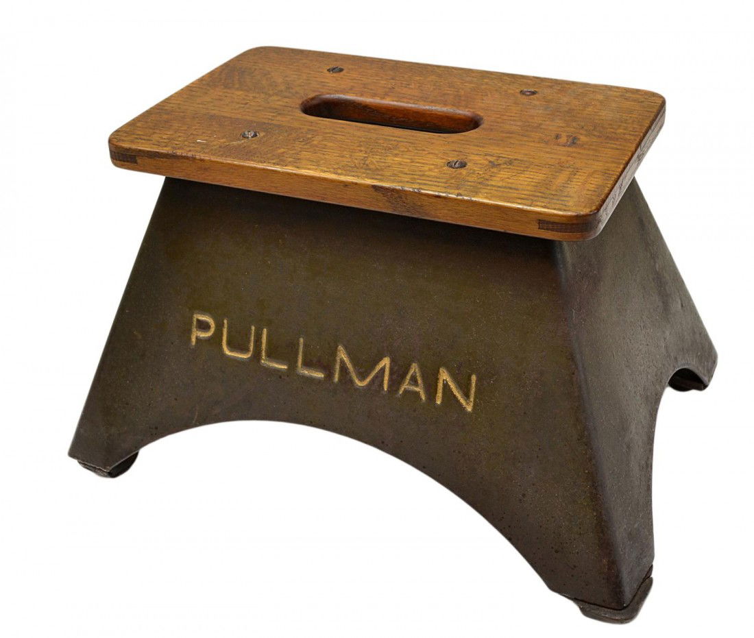 403: PULLMAN RAILROAD STEEL & WOOD STEP STOOL - Feb 19, 2012 | Austin ...