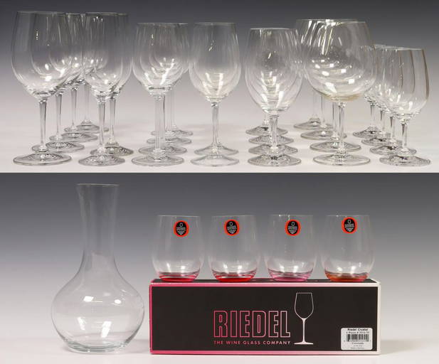 (29) Riedel Glass Drink & Stemware & Decanter
