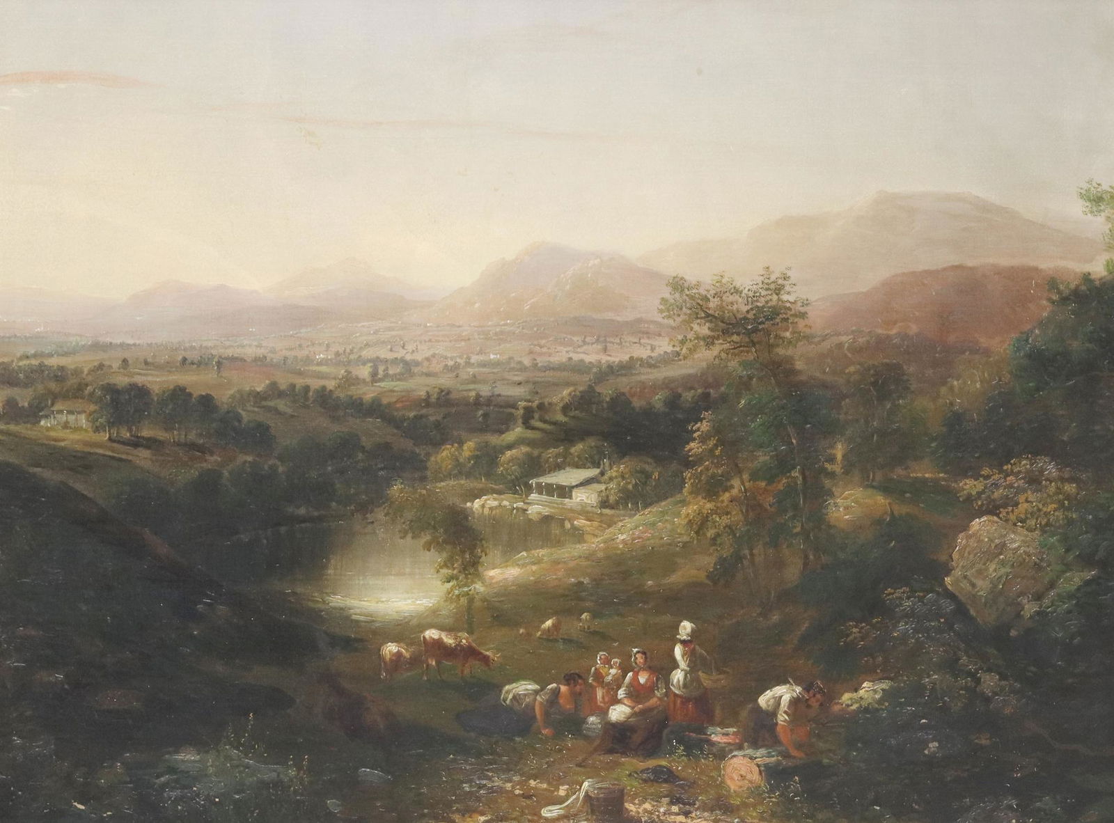 George Burnham (attrib.) View Of Bradford, Pa