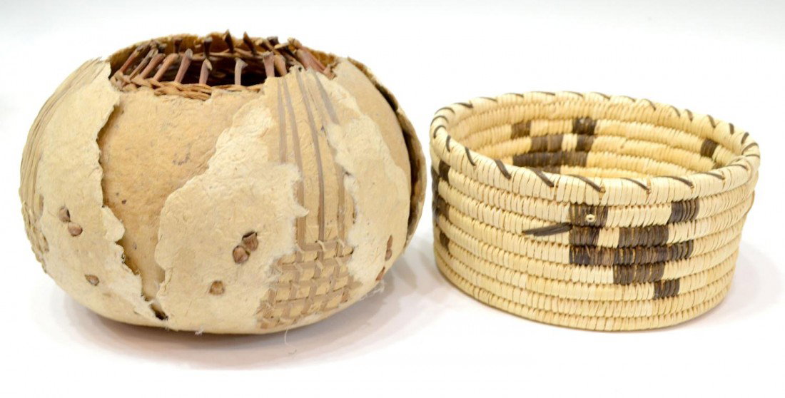 (2) AMERICAN INDIAN STYLE HANDMADE BASKETS - Mar 17, 2012 | Austin ...
