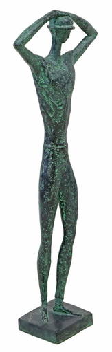 After Franc Epping (d.1983) Plaster 'man With Hat'