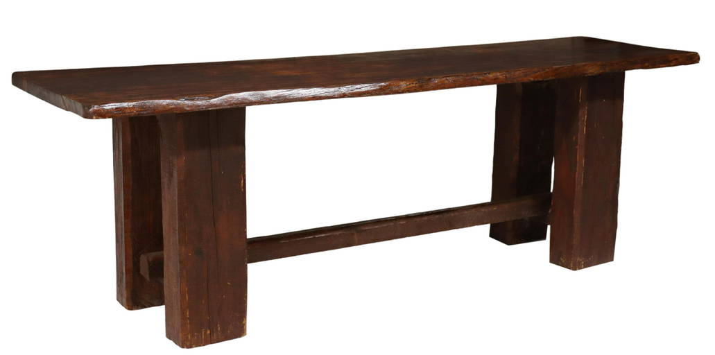 Rustic Hand Chamfered Single Board Top Table