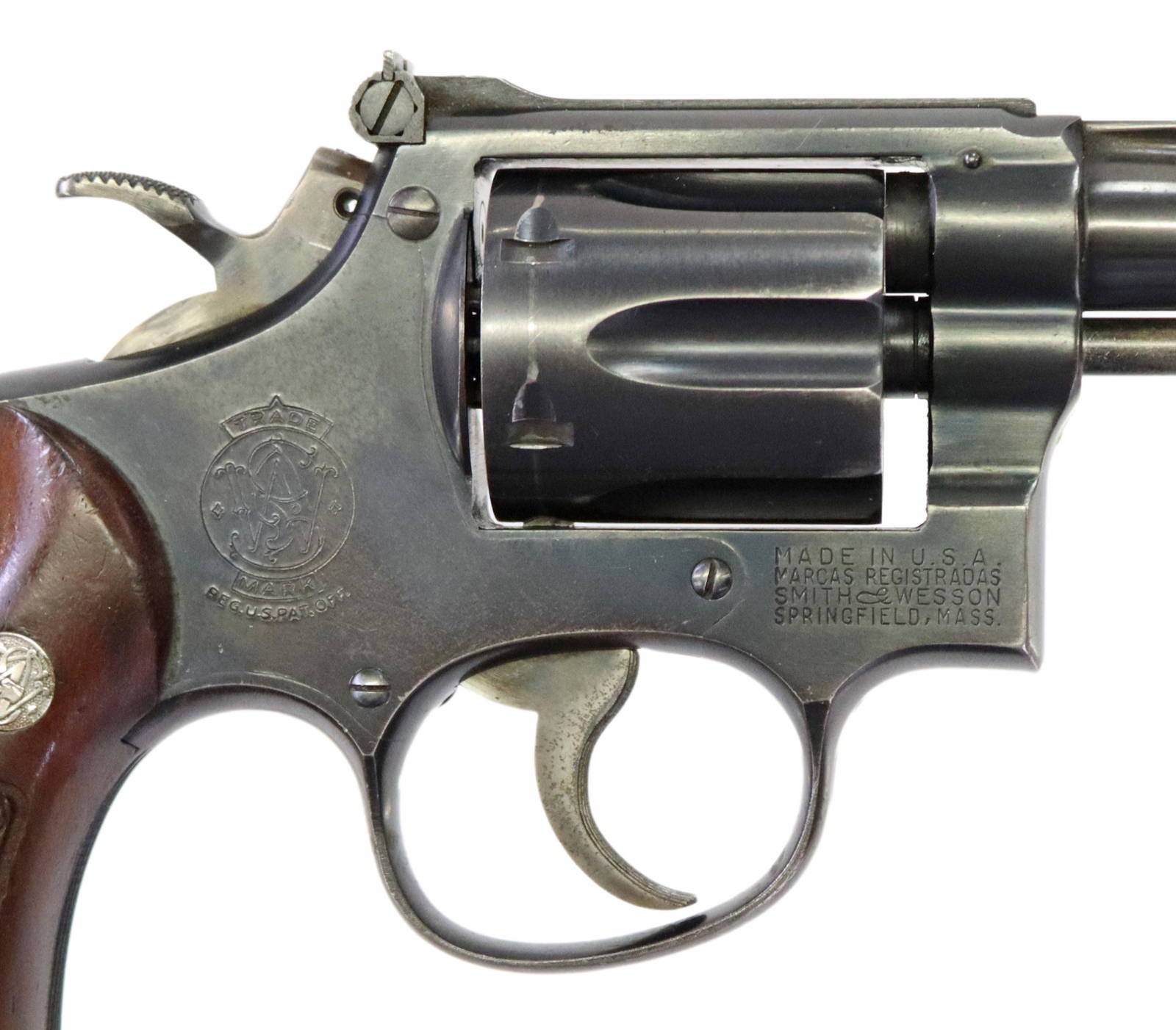 Smith Wesson Model 36 Revolver . 38spl Caliber Auction