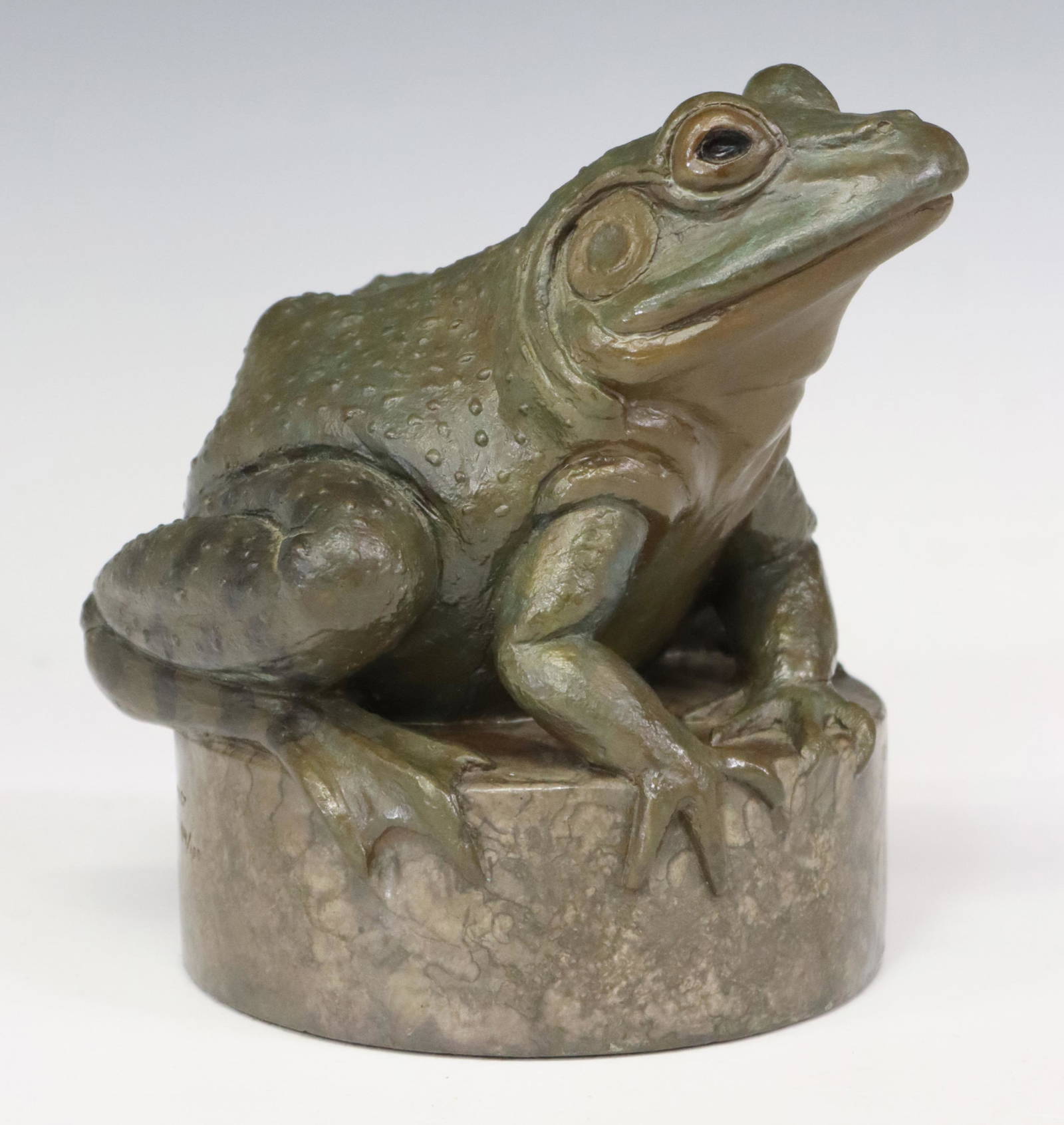 David H. Turner (b.1961) Bronze Sculpture Frog Auction