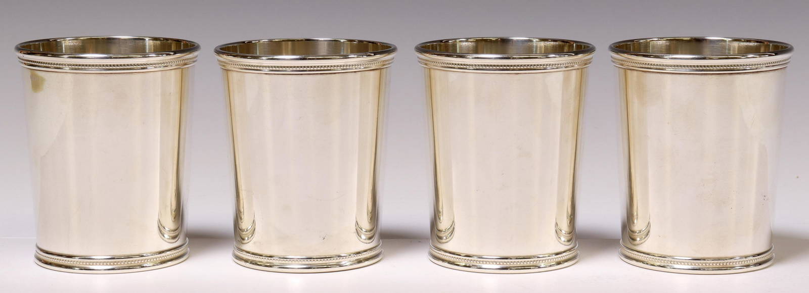 (4) Benjamin Trees Kentucky Sterling Julep Cups Auction