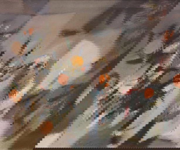 Luis Eades (1923 2014) Oil Painting 'orangery'