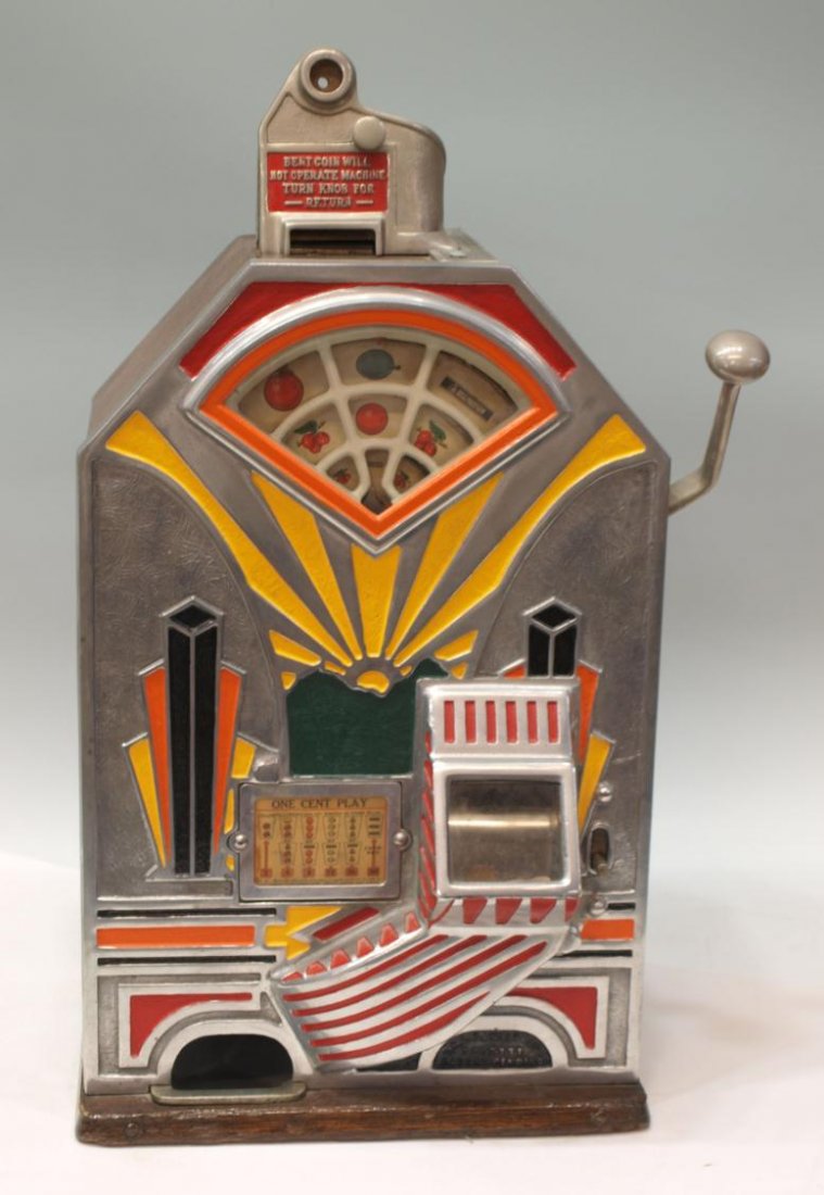 Vintage Jennings Little Duke 1 Cent Slot Machine