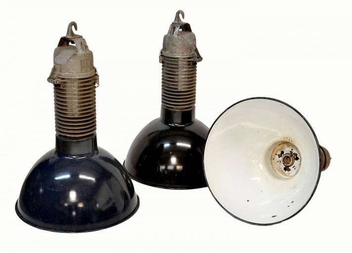 (3) Large Industrial Hanging Transformer Lights