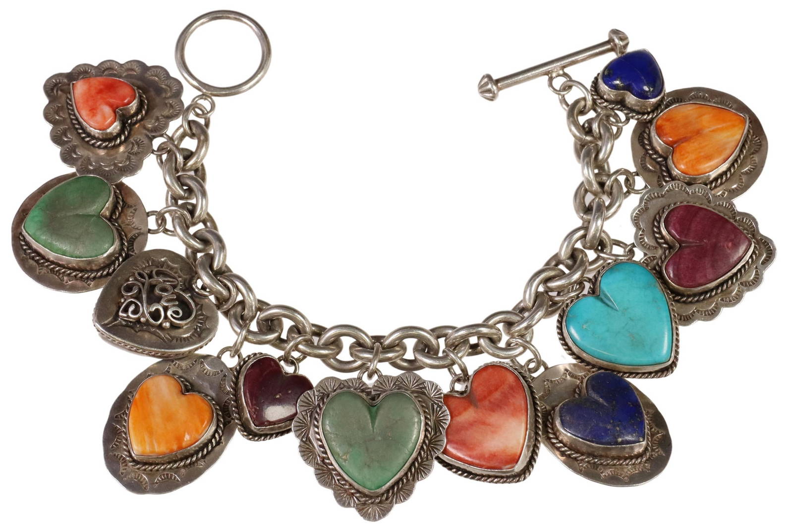 Joan Slifka Sterling Southwest Charm Braclet Auction