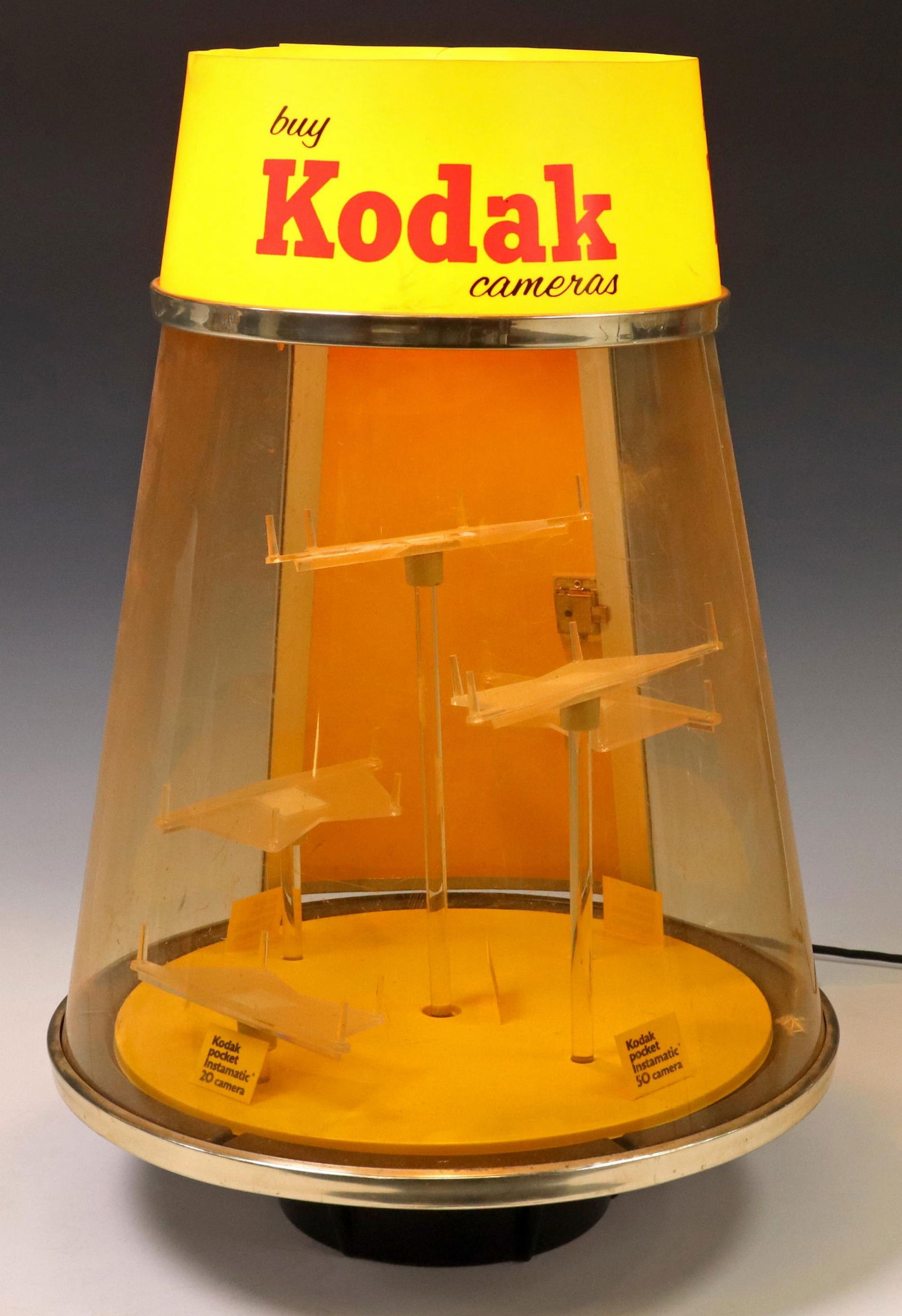 Kodak Rotating Counter Top Camera Display Auction