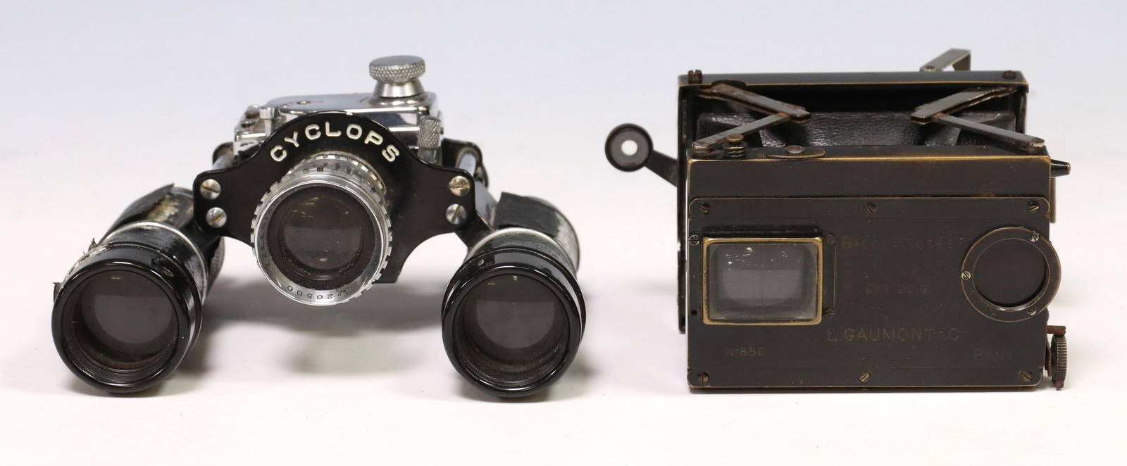 (2) Cameras, Block-notes & Cyclops Binocular Auction