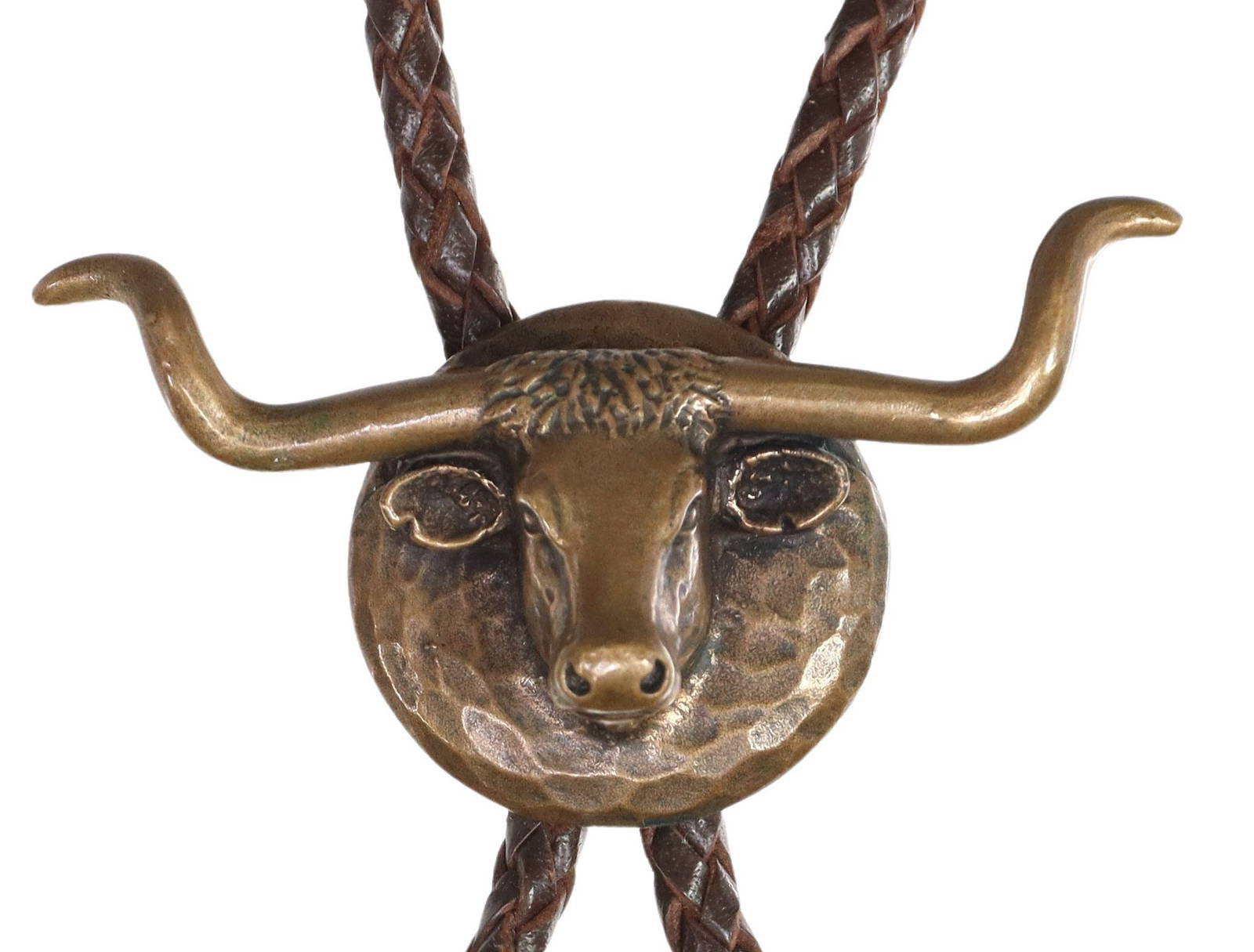 James Avery Designer Longhorn-form Bronze Bolo Tie Auction