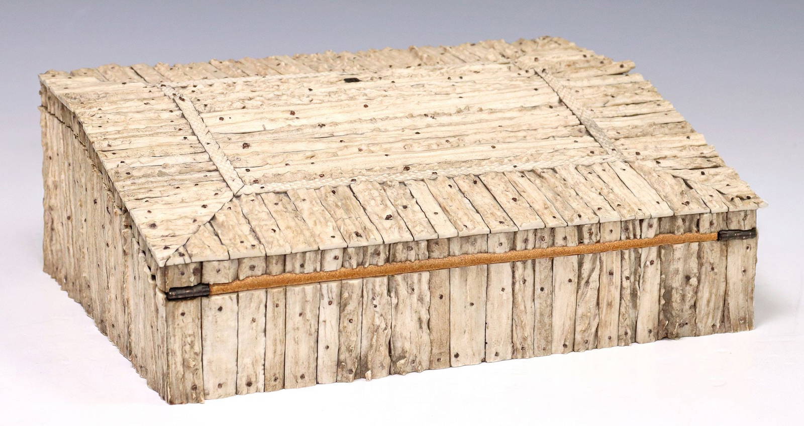 Anglo-indian Stag Antler & Horn-veneered Writing Slope Auction